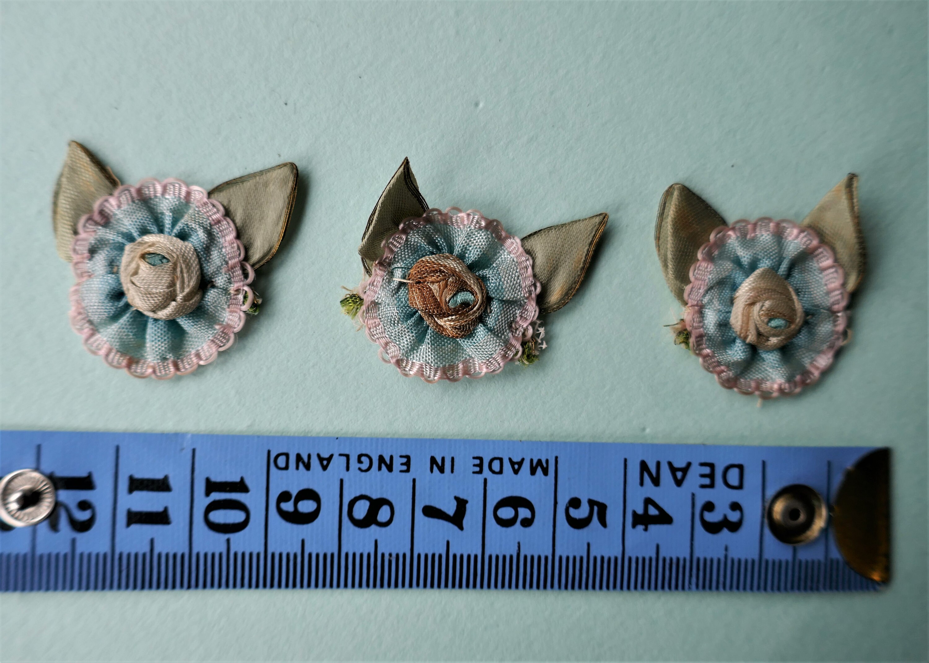 1920s Vintage Millinery Trims Flowers // Glass & Velvet - Etsy