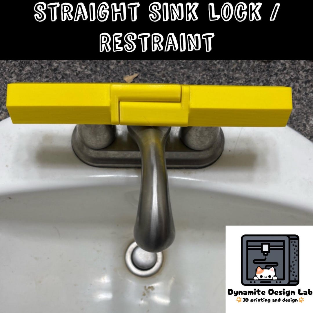 Straight Sink Faucet Handle Child Lock / Restraint - Etsy