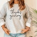 Thanks + Giving Sweatshirt, Thanksgiving Sweatshirt, Thankful ...