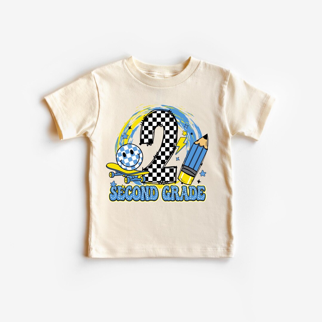 Second Grade Boy First Day of School, Back to School Shirt, Boy School ...