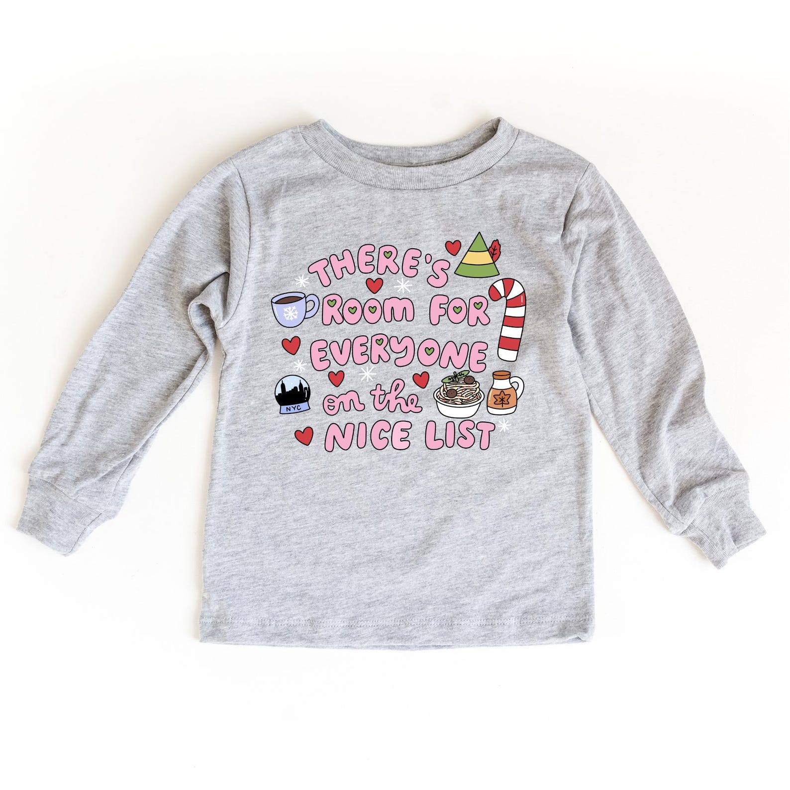 There's Room for Everyone on the Nice List Tee - Etsy