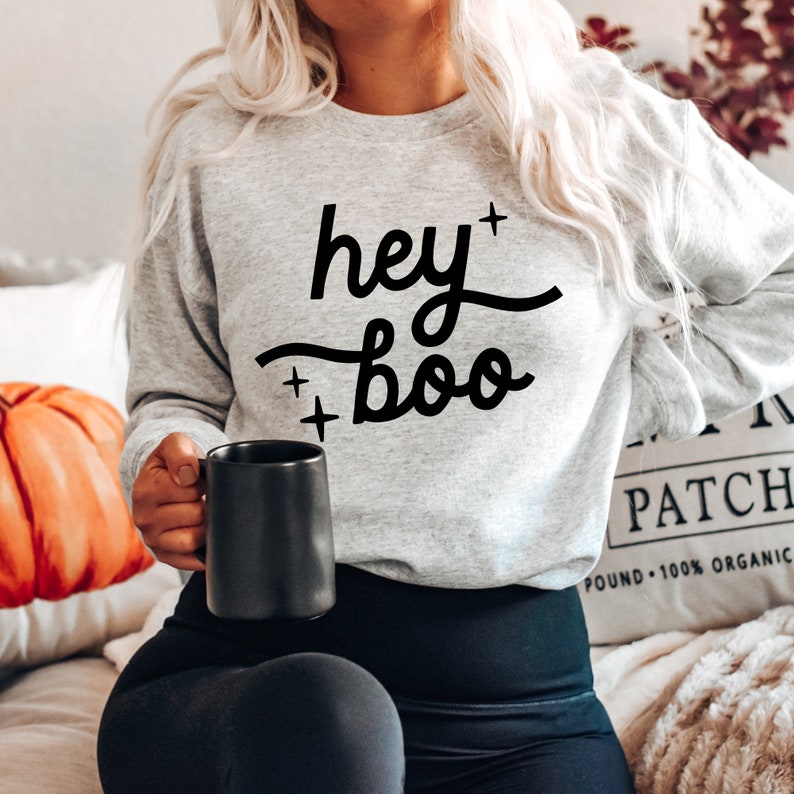 Hey Boo Sweatshirt Boo Y'all Halloween Shirt Fall - Etsy