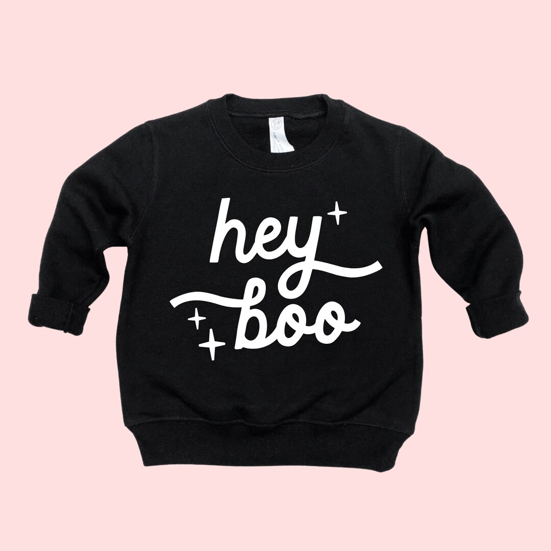 Hey Boo, Toddler Sweatshirt, Toddler Halloween Sweatshirt, Fall ...