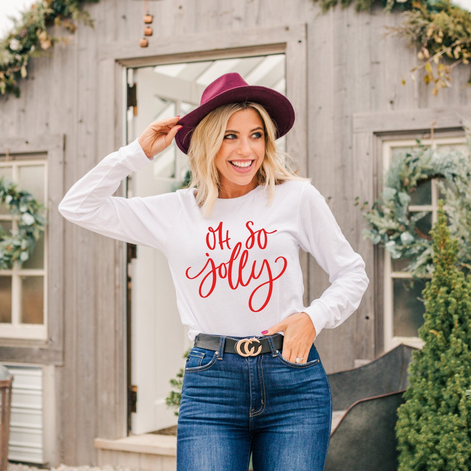 Oh so Jolly Shirt, Funny Christmas Shirt, Christmas Shirt, Christmas ...