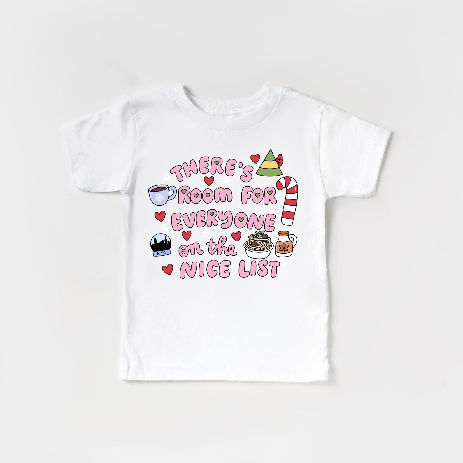 There's Room for Everyone on the Nice List Tee - Etsy