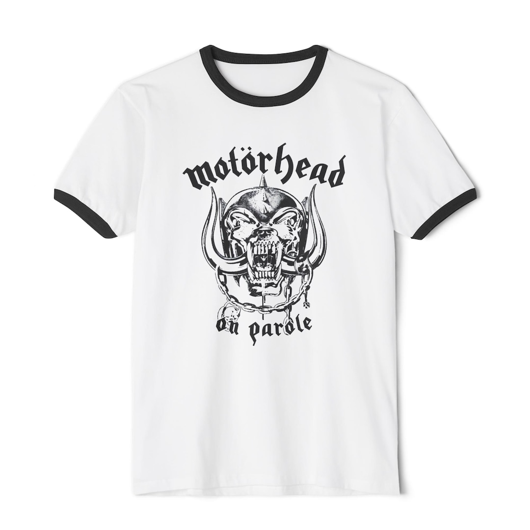 Motorhead on Parole Ringer T-shirt, NWOBHM, Lemmy - Etsy