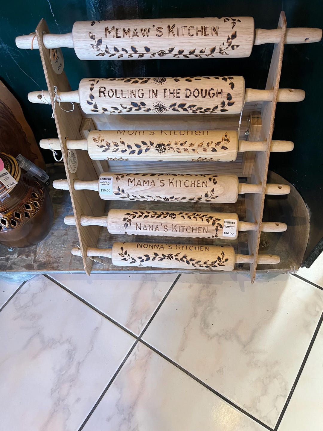 Engraved Rolling Pin - Personalized Kitcken - Etsy