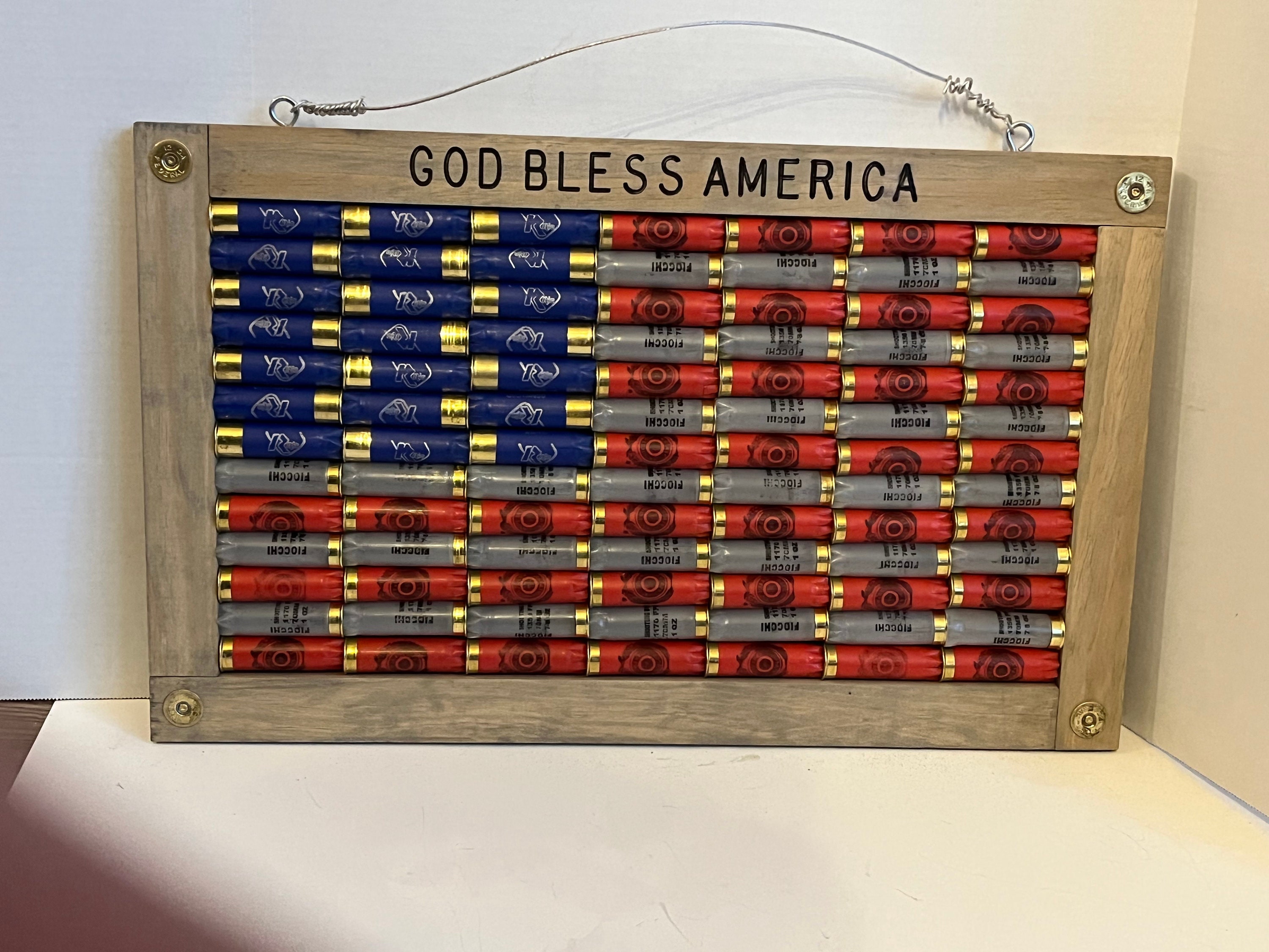 Shotgun Shell American Flag