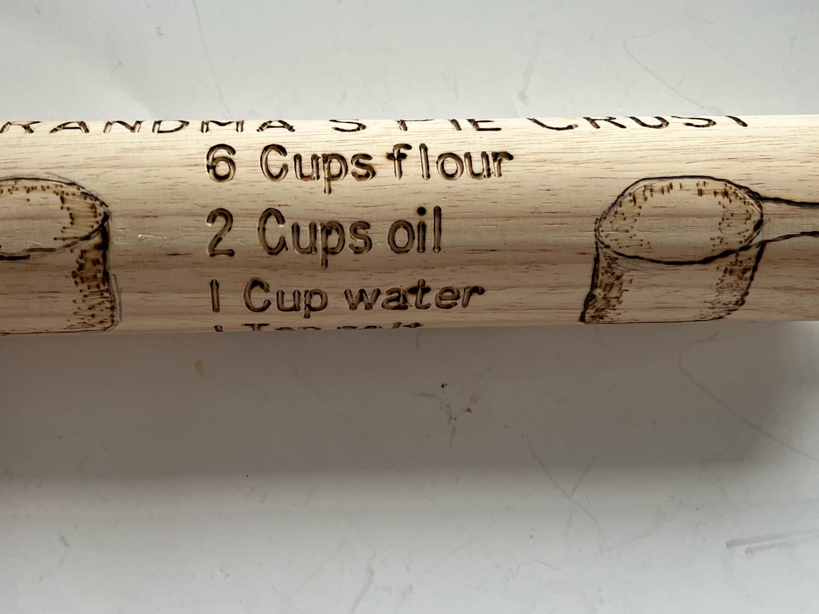 Engraved Rolling Pin - Personalized Kitcken - Etsy