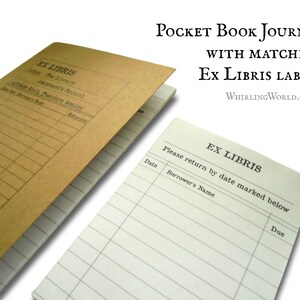 Library Card Book Label Set, Ex Libris Bookplates | Home Library ...