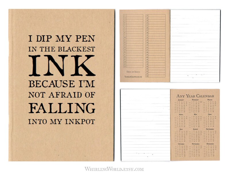 Writer's Notebook Pocket Jotter Gift for Student End - Etsy UK