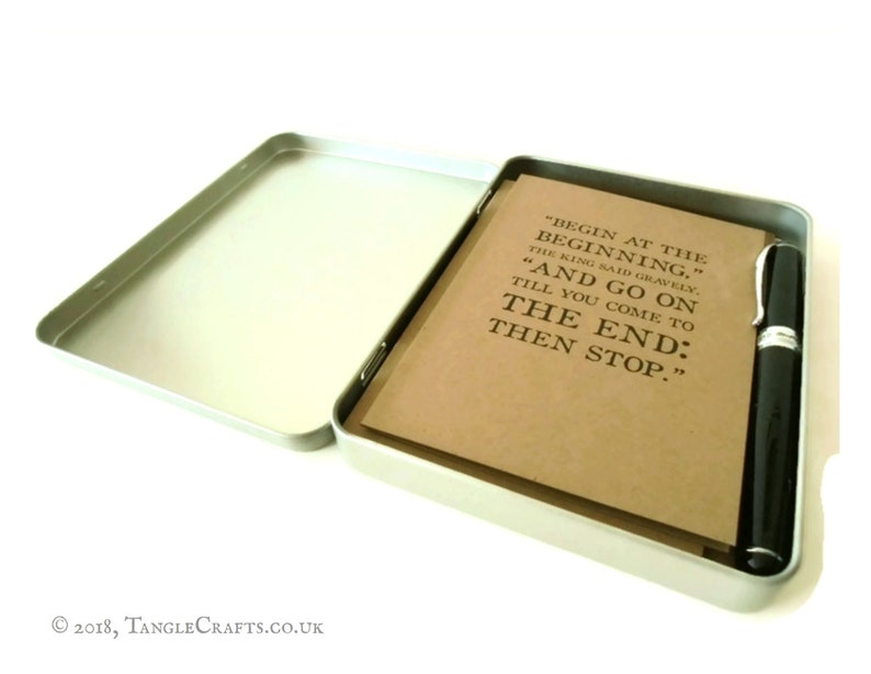 Alice in Wonderland Quote Notebook Lewis Carroll Quotation | Etsy