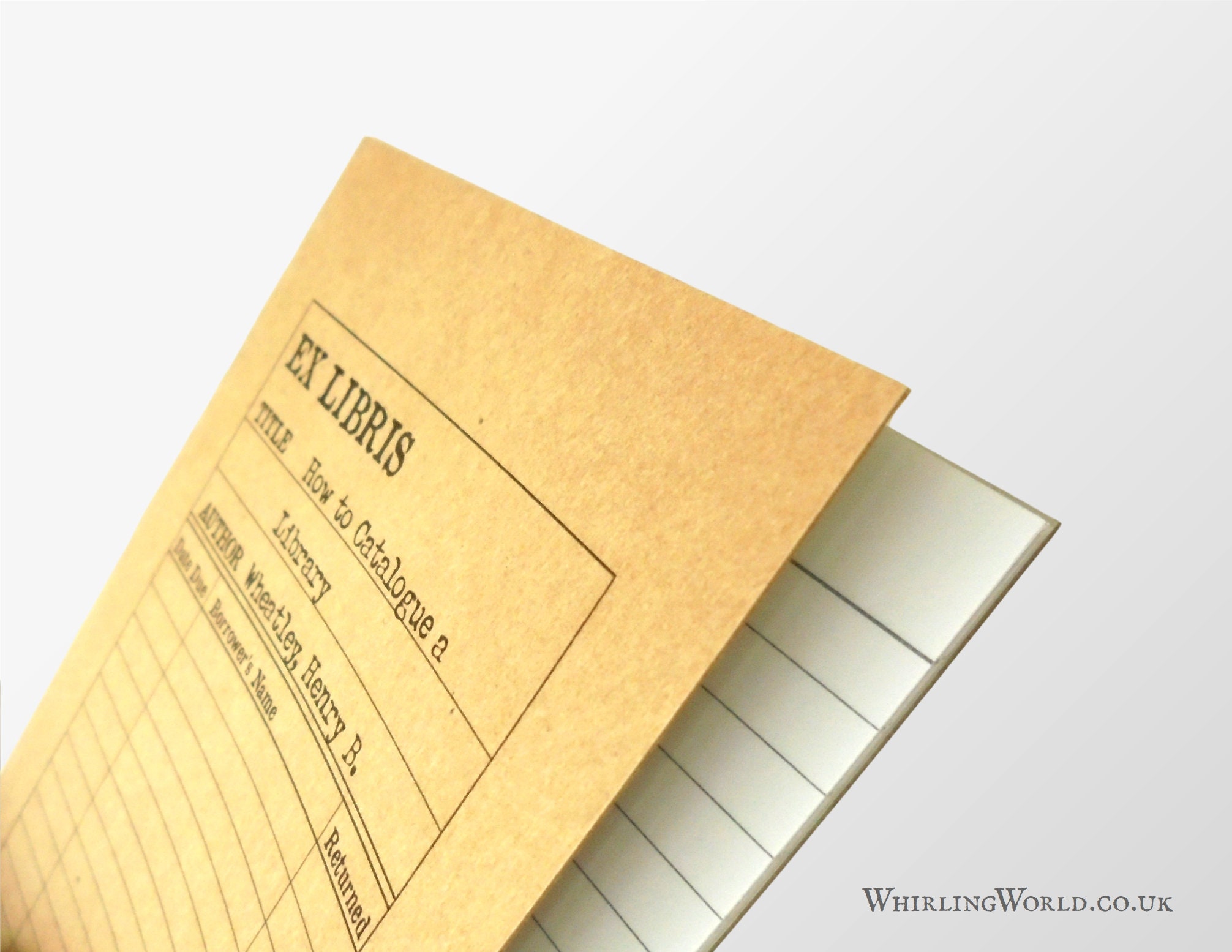 Mix & Match Library Set Logbook Notebook Memo Pad | Etsy