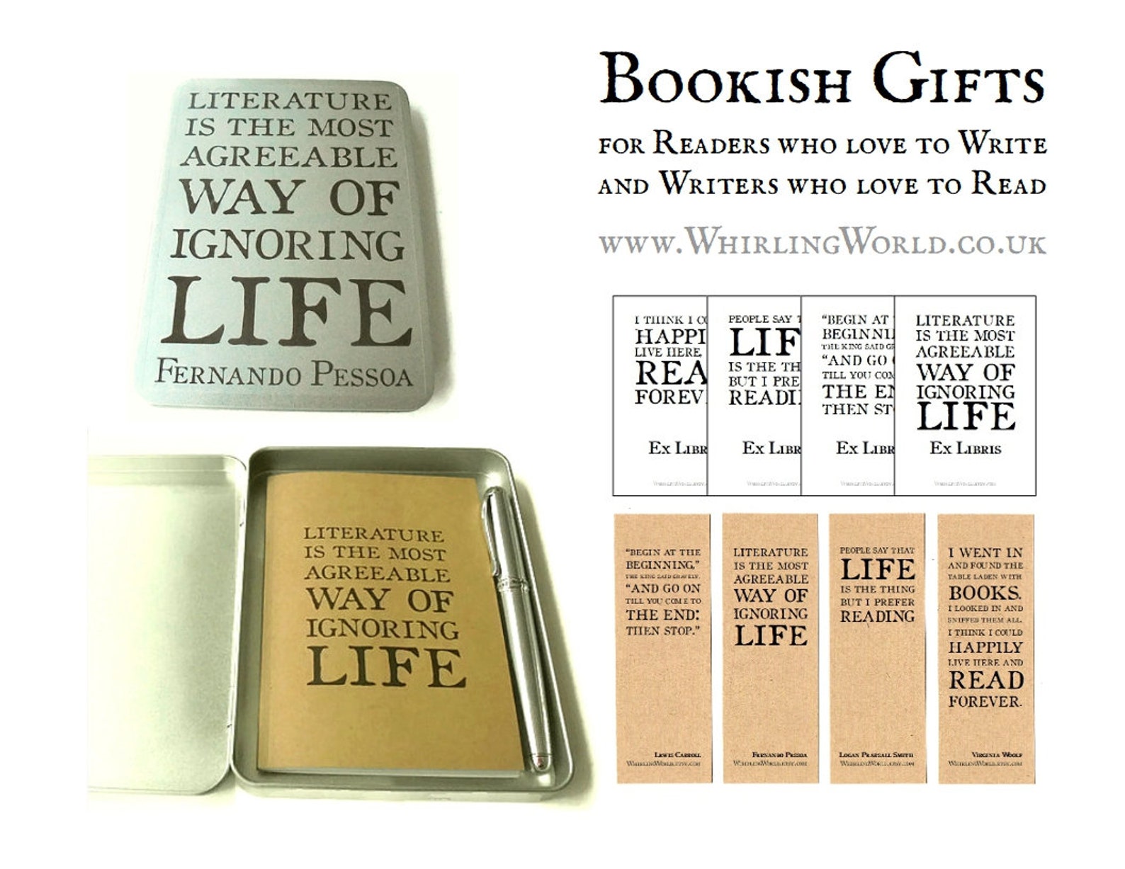 Library Card Book Label Set, Ex Libris Bookplates | Home Library ...
