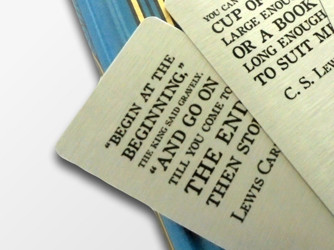 Begin at the Beginning - Alice Quote Bookmark | Lewis Carroll Quotation ...
