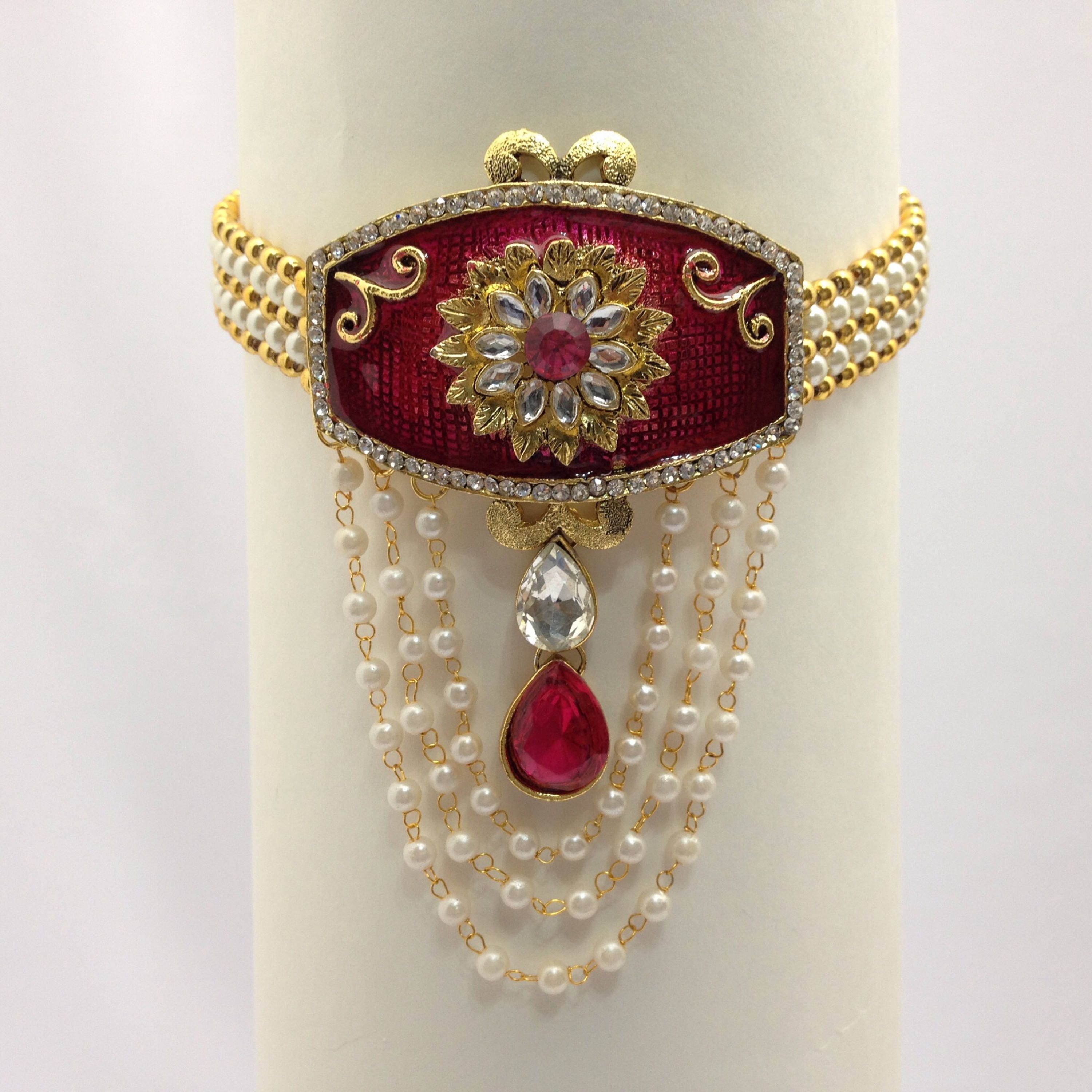 Handmade Armlet Upper Arm Bracelet Indian Jewelry Indian Jewellery ...
