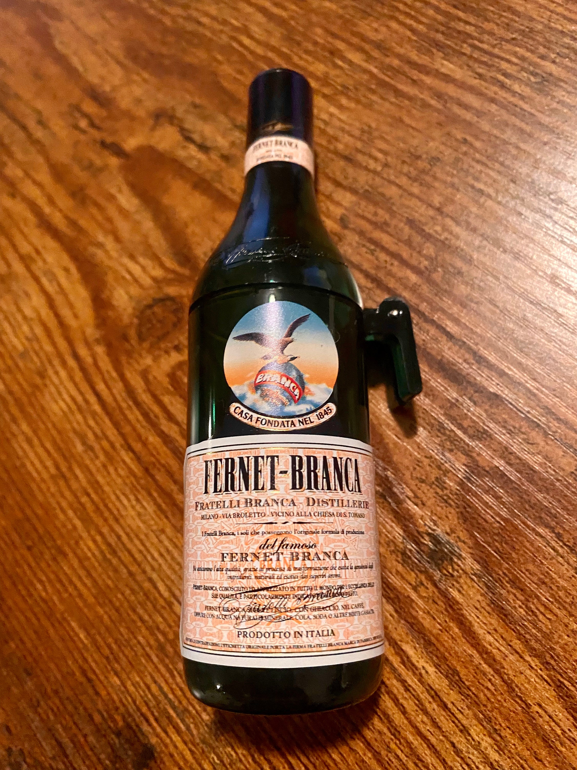 RARE, UNIQUE Fernet Branca Sidecar Mini-bottle Shot Glass plastic - Etsy