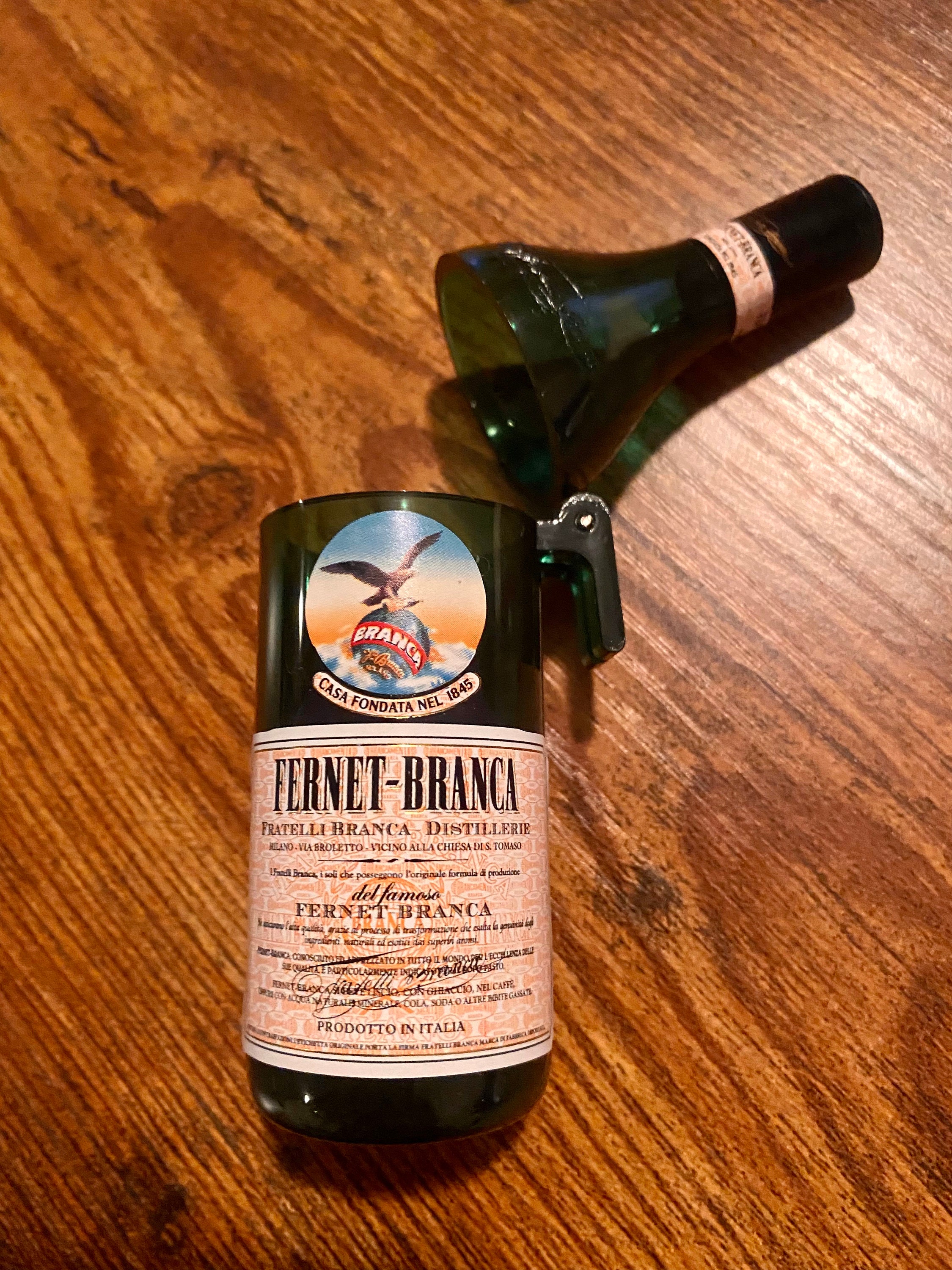 RARE, UNIQUE Fernet Branca Sidecar Mini-bottle Shot Glass plastic - Etsy