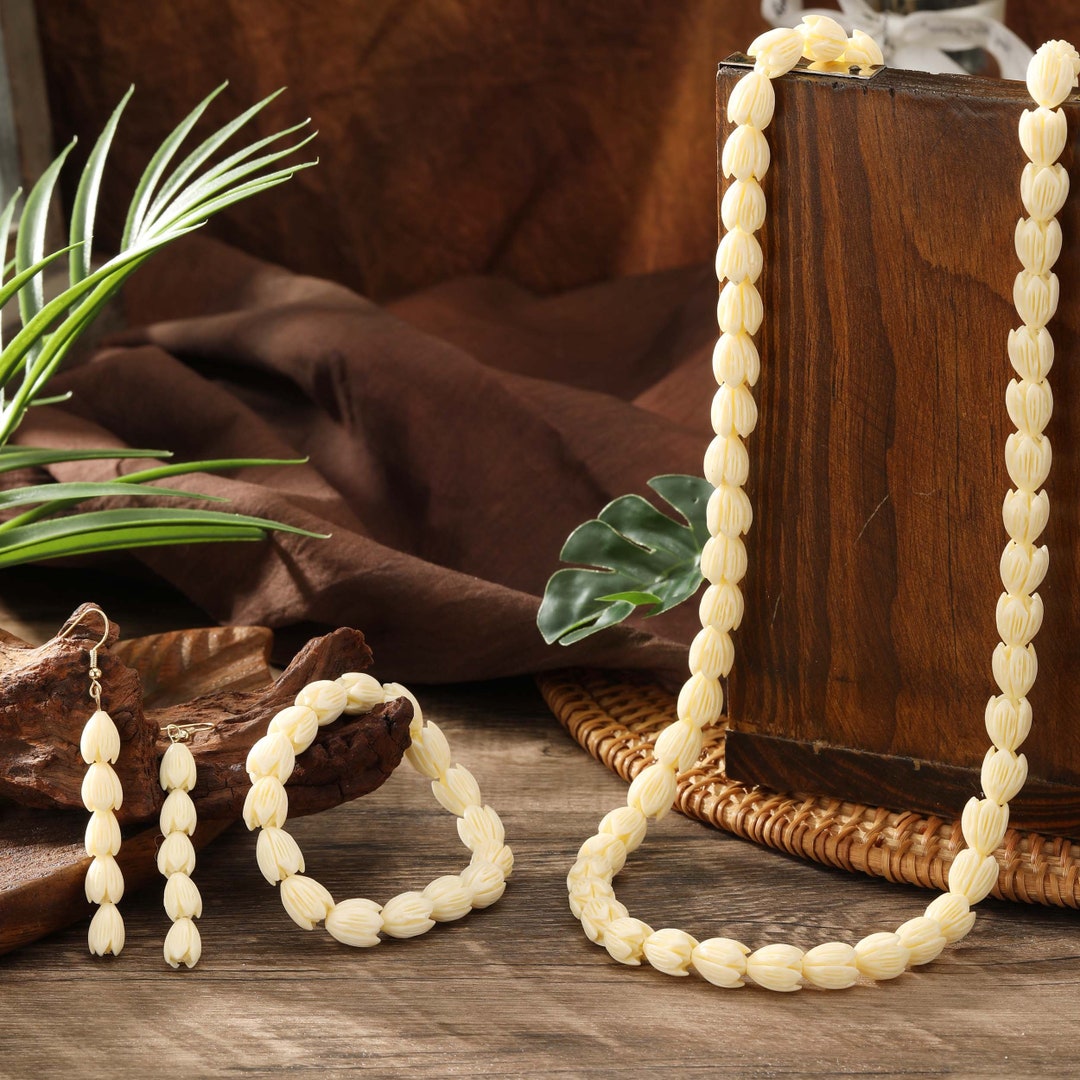 Pikake Set Necklace , Bracelet & Earring - Etsy