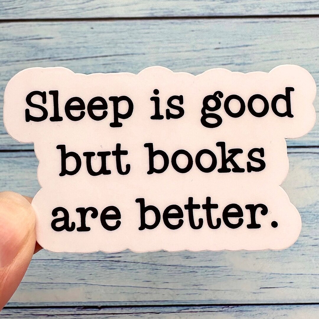 Sticker Book Lover Sticker, Gift for Reader, Adult Book Lover, Book ...