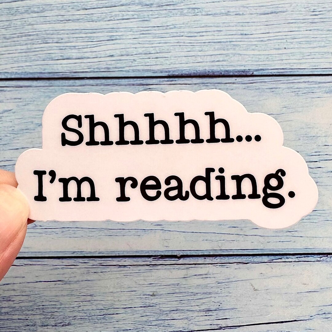 Sticker Book Lover Sticker, Gift for Reader, Adult Book Lover, Book ...
