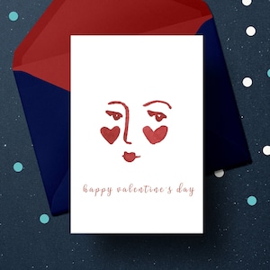 Printable Valentine s Day Card Digital File | Etsy