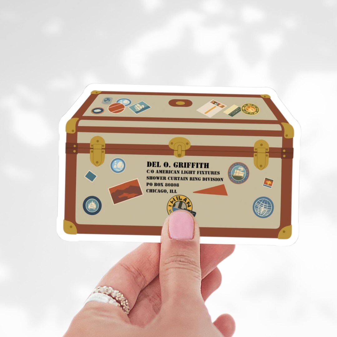 Retro Travel Trunk Sticker | 80s Comedy Movie Fan Gift - Etsy