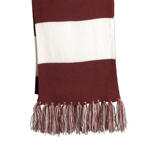 Custom Wholesale Embroidered Spectator Scarf / Embroidered Unisex Scarf ...