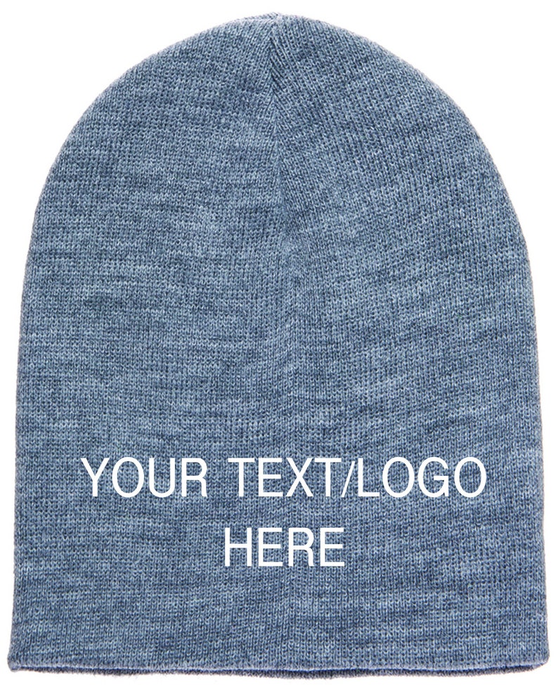 CUSTOM KNIT BEANIE Embroidered / Winter Cap / Skull Cap / Beanies ...
