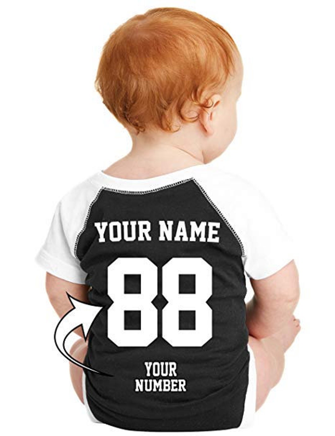 Custom Rabbit Skin Infant Baseball Fine Jersey Bodysuit / Custom ...
