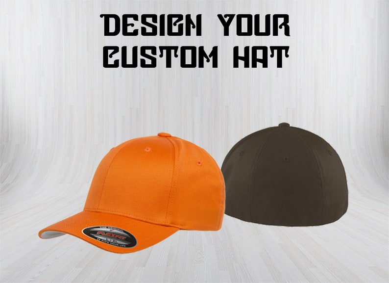 Custom Embroidered FLEXFIT Hats / Personalized Cap / - Etsy