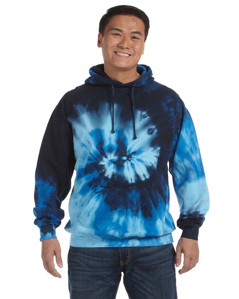 Custom Printed TYE DYED Hoodies / Custom Clothing / Customized Hippy ...