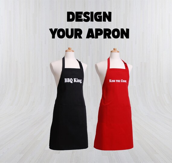 Custom Aprons 30inch / Add Your Logo or Design to Our Aprons / | Etsy