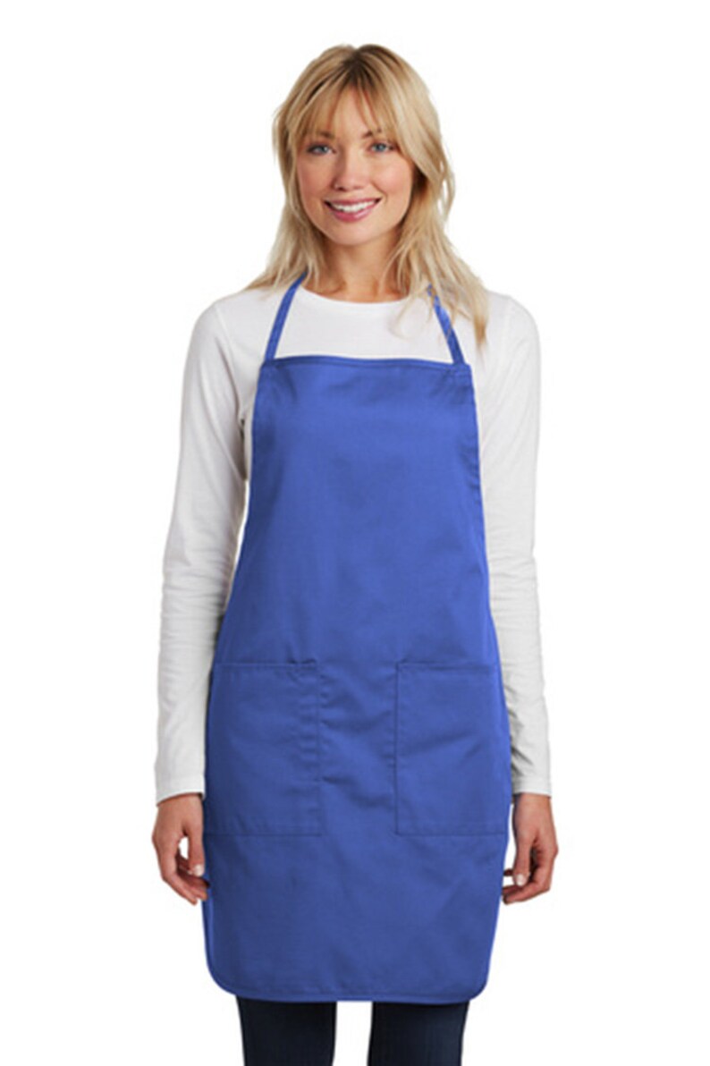 Custom Full-length Apron Embroidered or Printed / Personalized Aprons ...