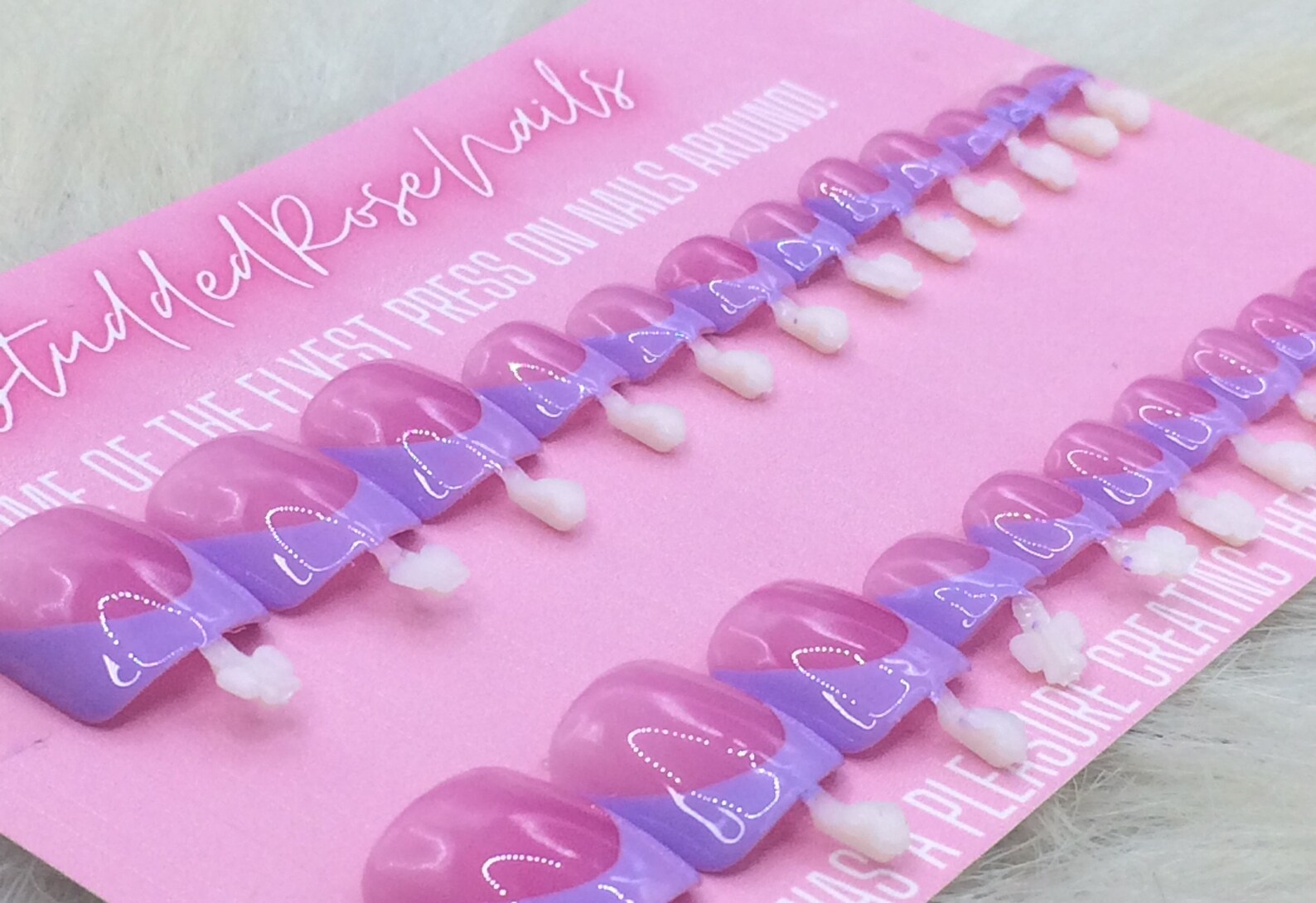 Lollipop | Deep Pink | Toes-on-the-go | Press on Toenails ...