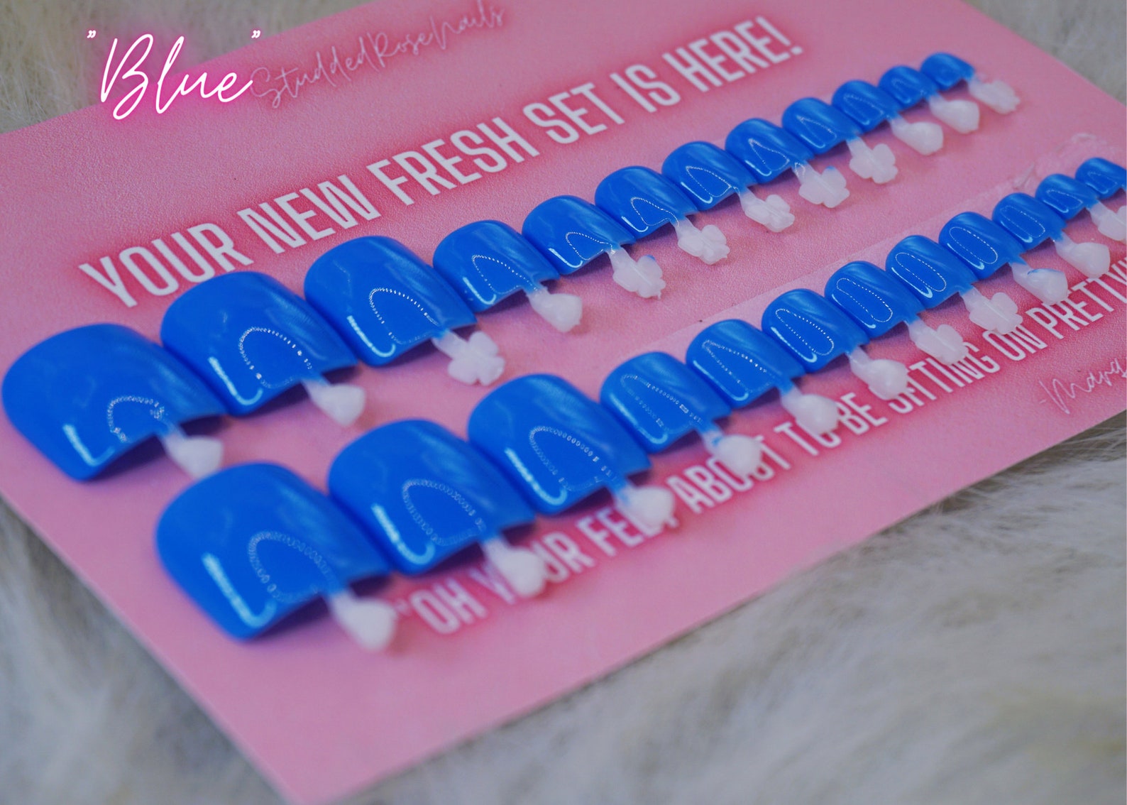 Basic Toes-on-the-go | Solid Press on Toes | Press on Toenails ...