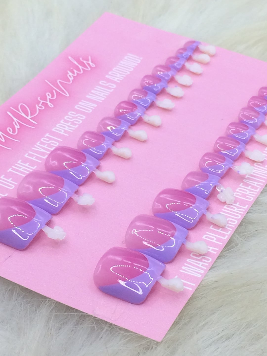 Lollipop | Deep Pink | Toes-on-the-go | Press on Toenails ...