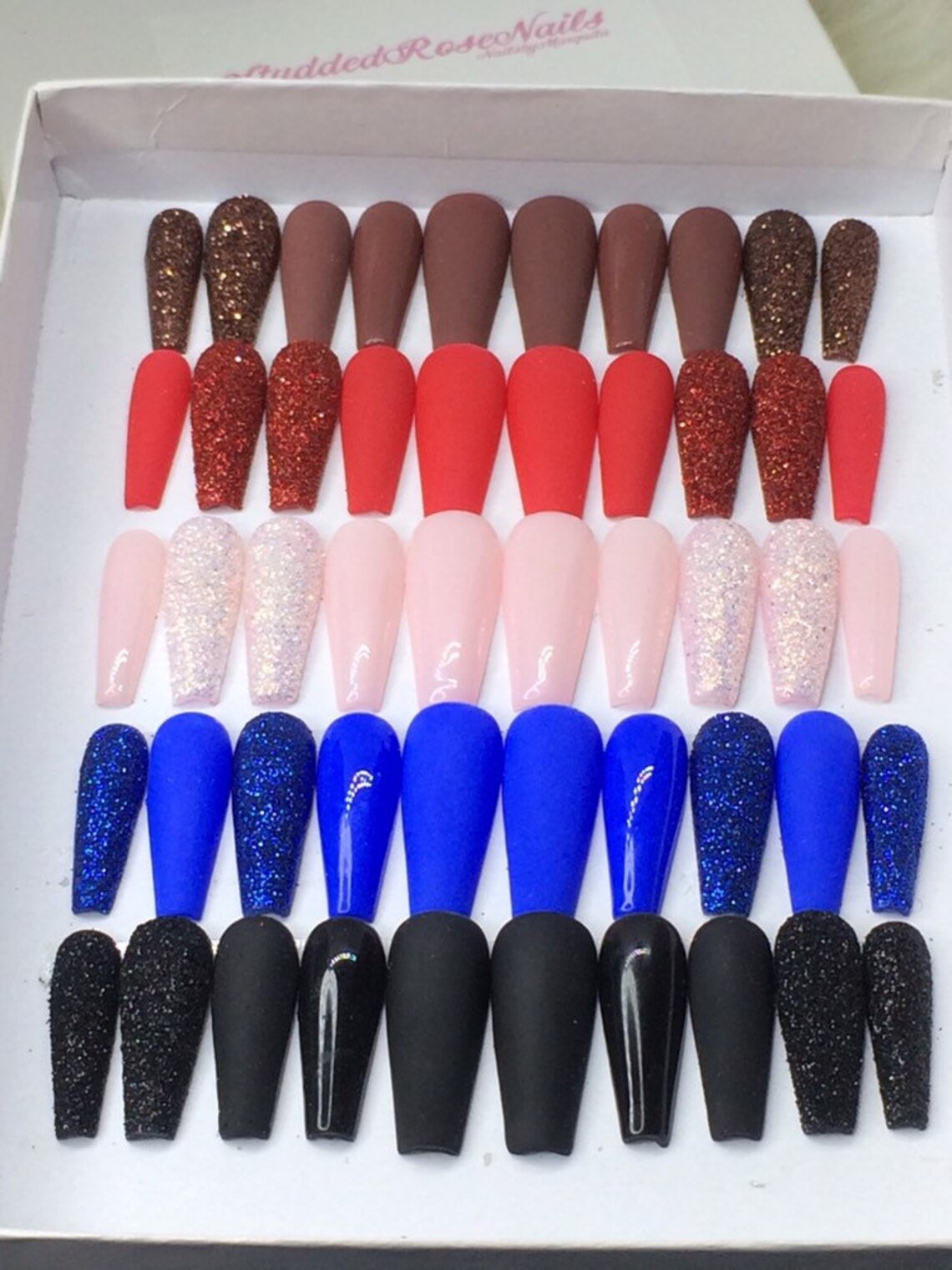 Glitter Glam Box | Nail Box Set | Limited Edition | Any Shape and Size ...