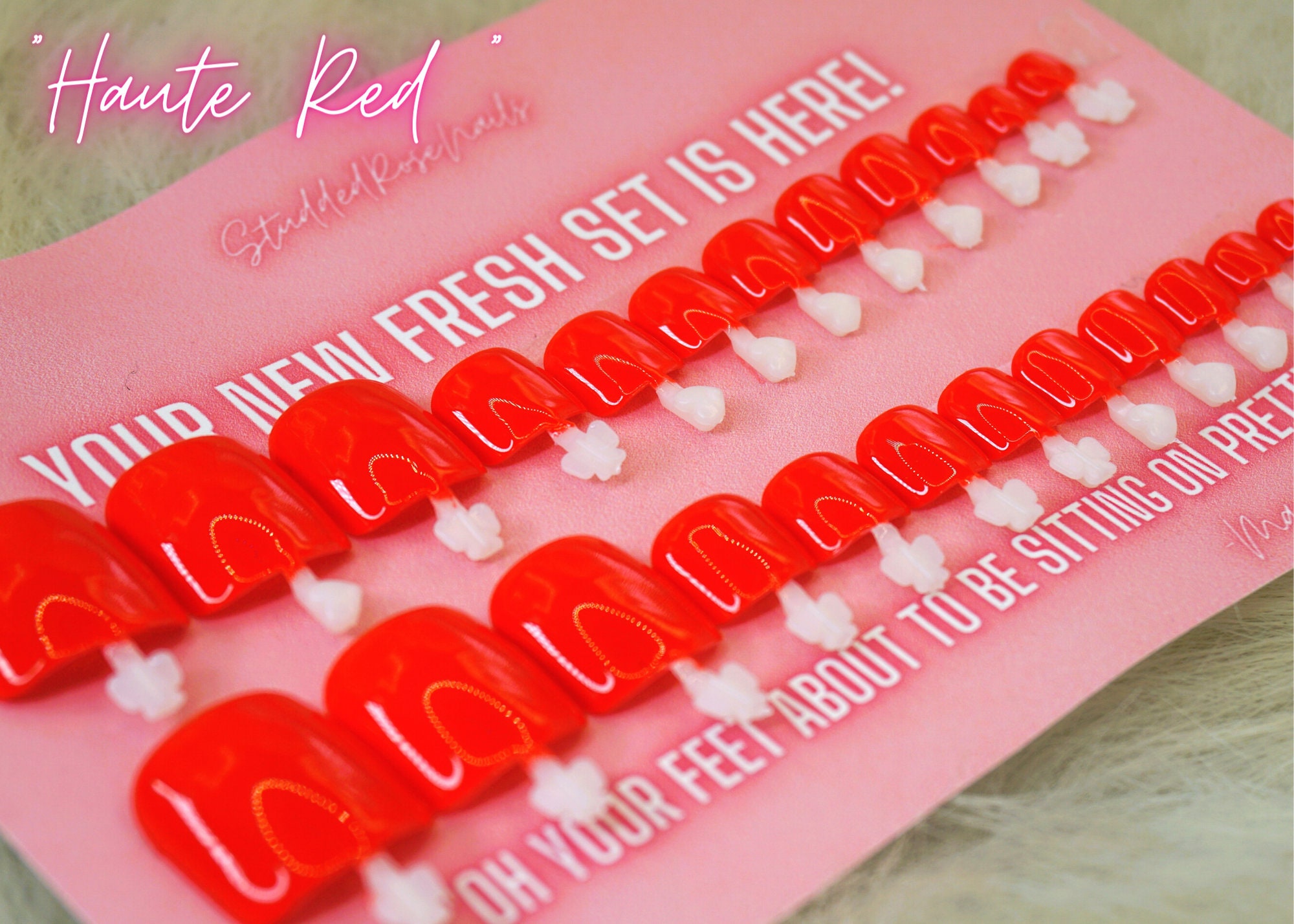 Basic Toes-on-the-go | Solid Press on Toes | Press on Toenails ...
