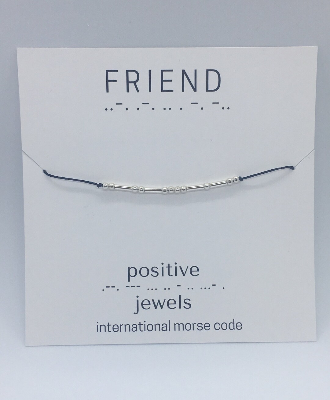 Friend Morse Code Bracelet Friendship Bracelet - Etsy