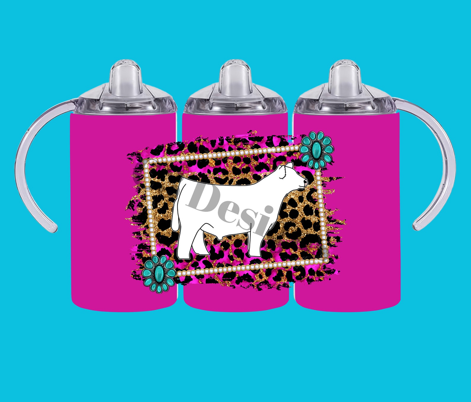 12 Oz Show Cattle Sippy Sippy Cup Kids Toddlers Infants Milk Juice - Etsy
