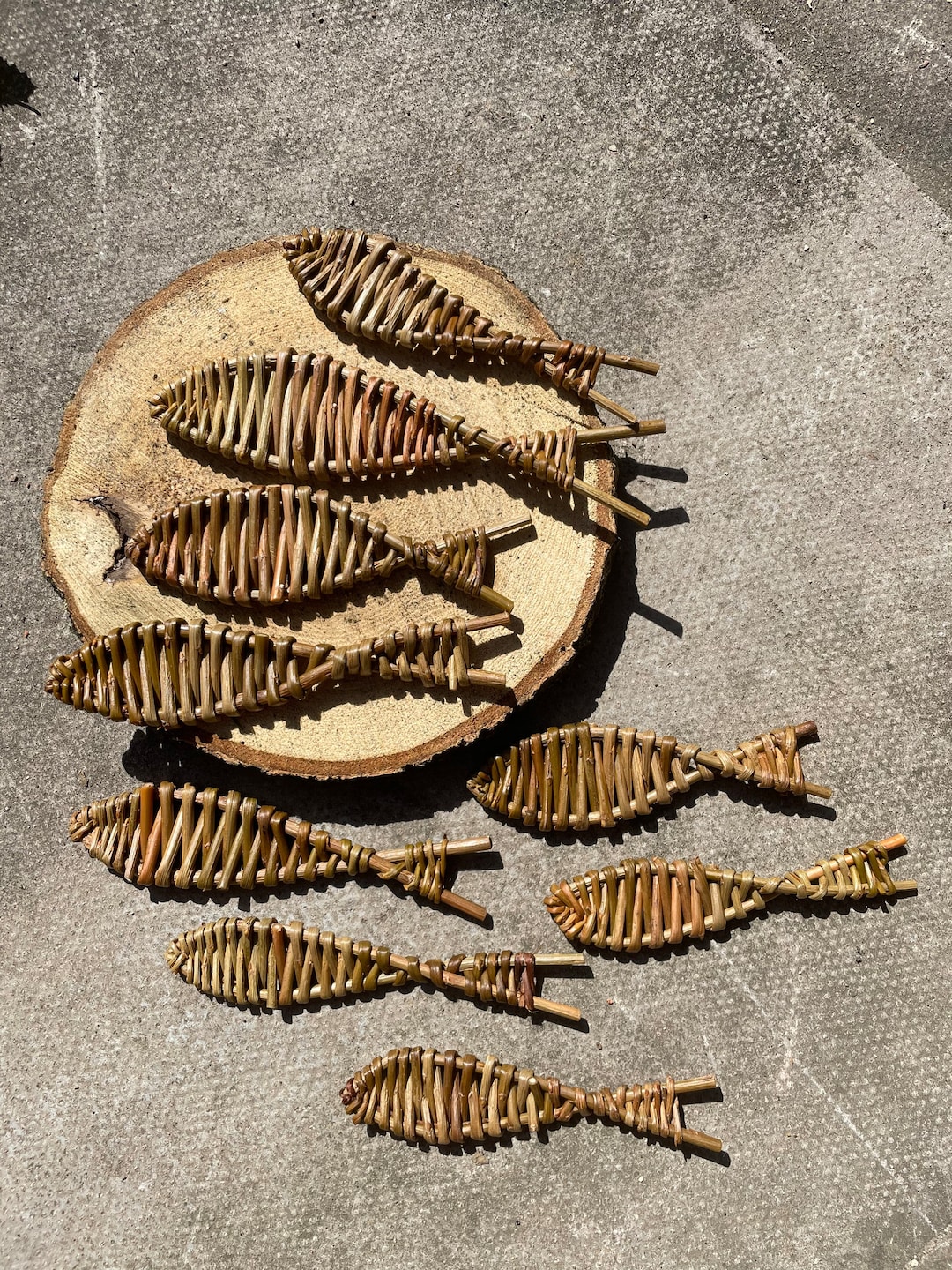 Willow Fish Decoration 15cm | Woven Wall Decoration | Children’s Mobile ...