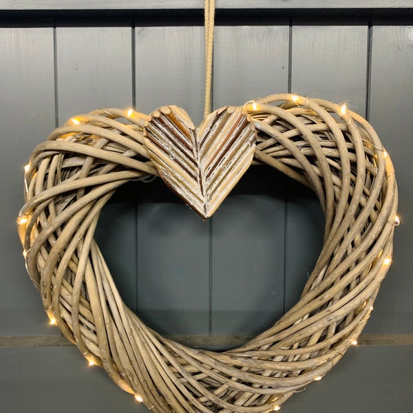 Wicker Wreath - Etsy