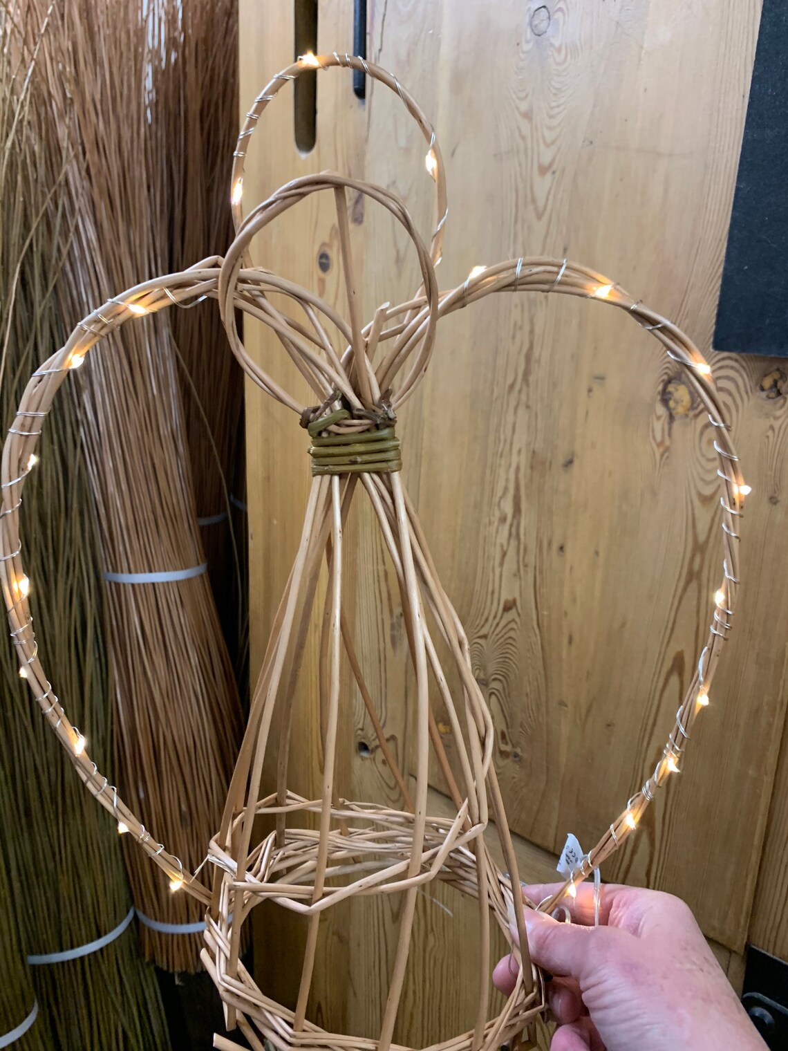 Willow Craft Kit | Willow Angel | Angel DIY Kit | Decoration Inc LED ...
