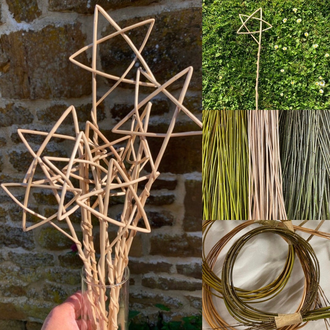 Willow Craft Kit Star Wands X 20 | Make at Home Kit | Willow Weaving ...