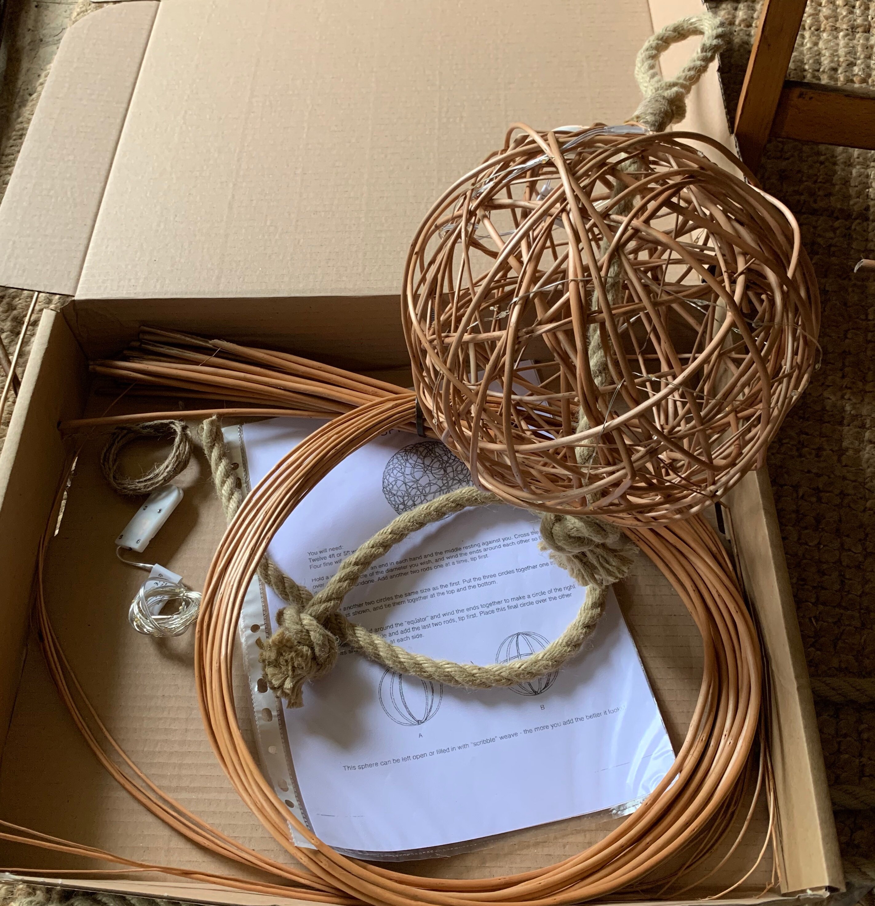 Willow Craft Kit Make at Home Craft Kit Willow Sphere | Etsy