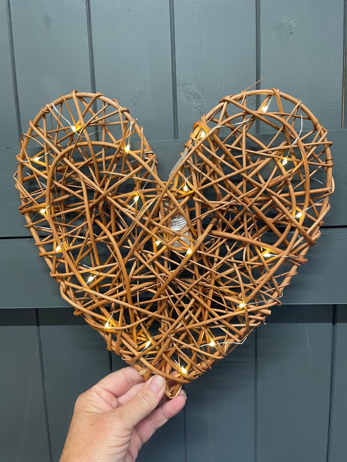 Willow Craft Kit Make at Home Kit Willow Heart Decoration - Etsy