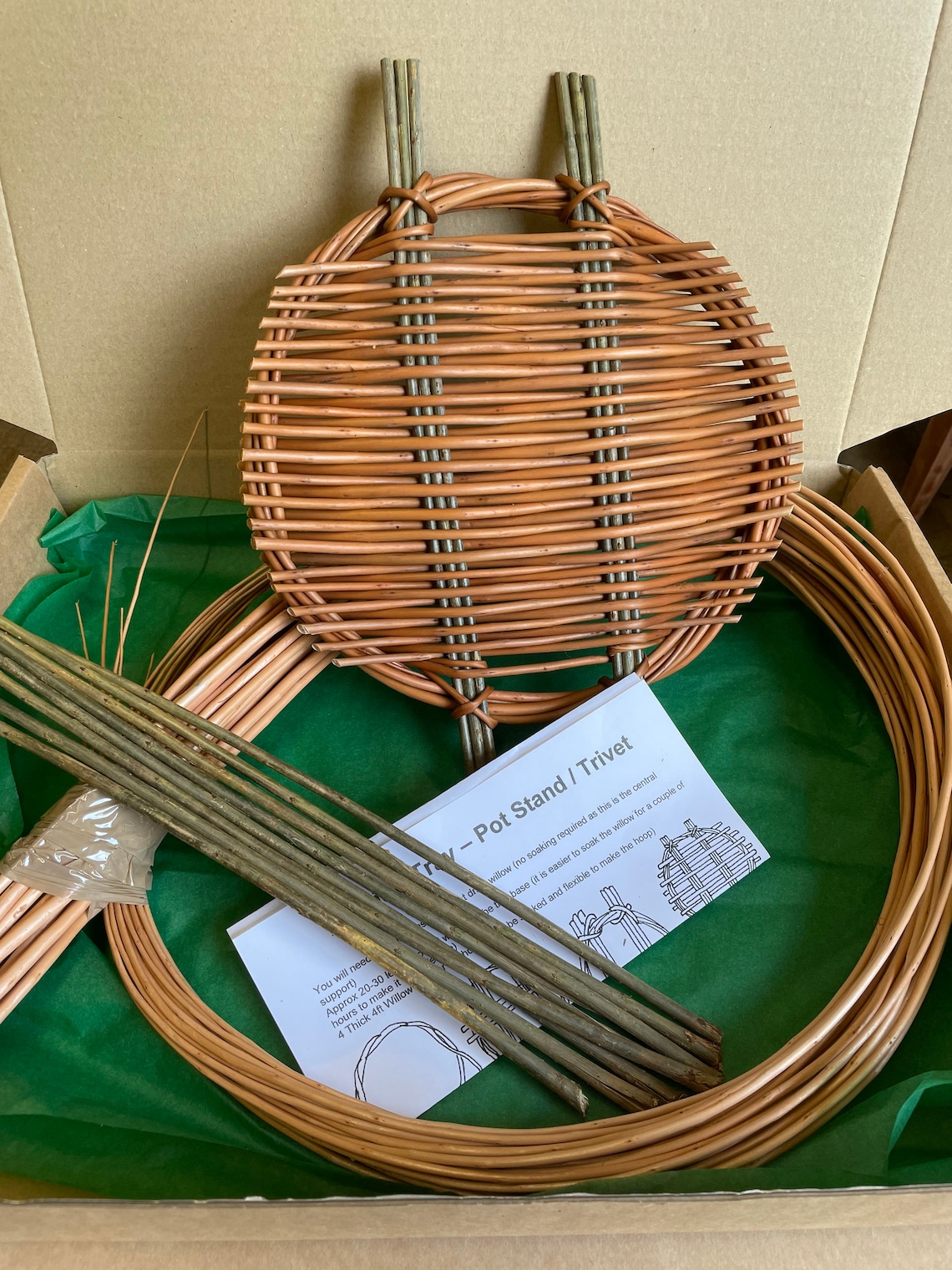 Willow Craft Kit Make at Home Circular Trivet Pot Stand | Etsy