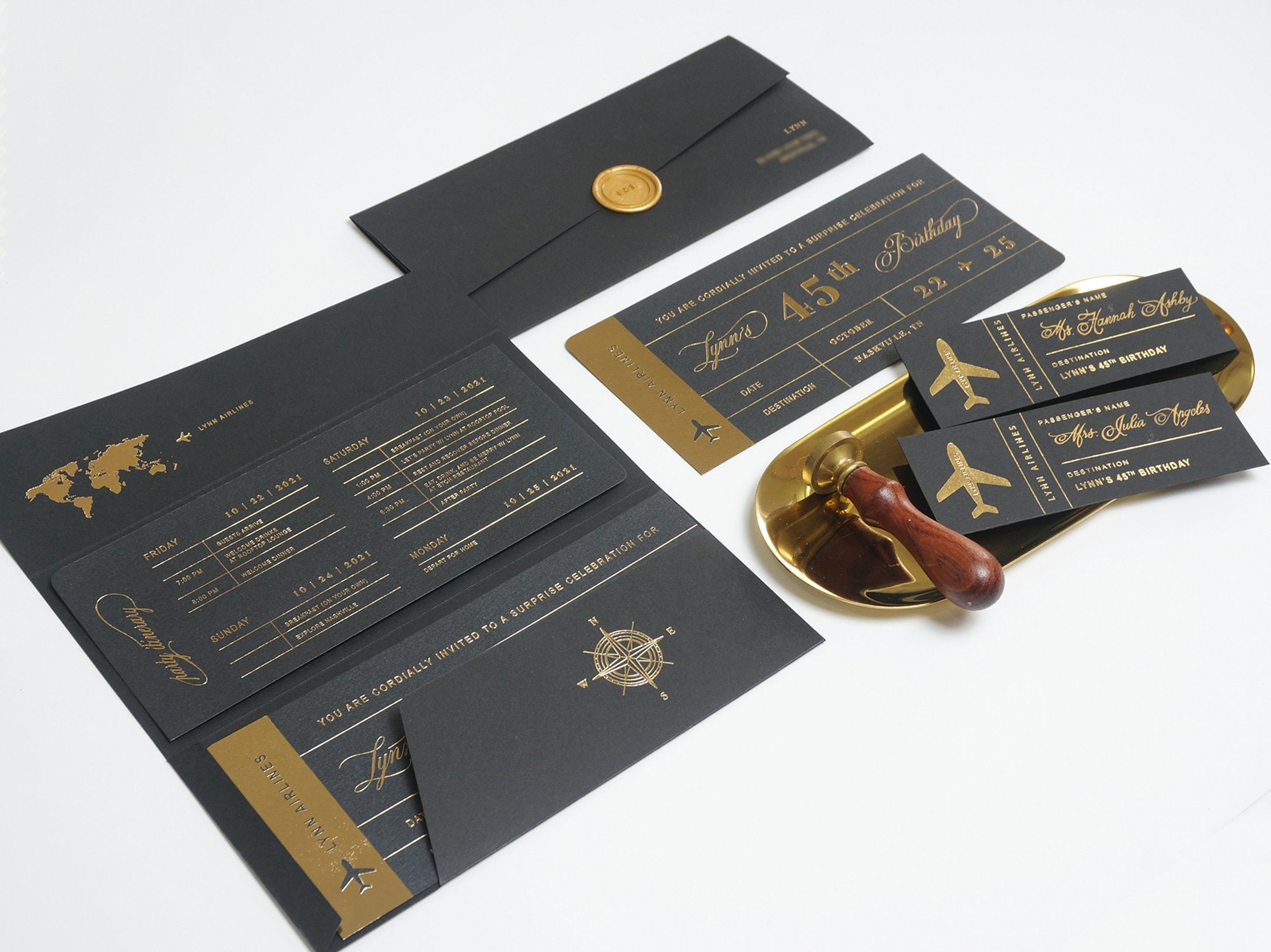 Custom Boarding Pass Birthday Invitation Travel Theme - Etsy