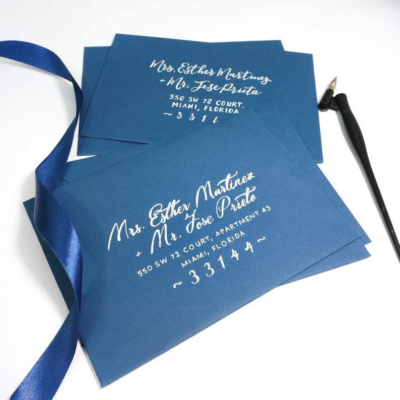 Envelope Calligraphy Elegant Handwritten Addresses | Etsy